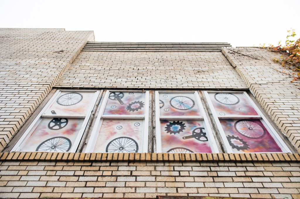 Old Recycle Bicycle Mural | Sprocket Mural Works