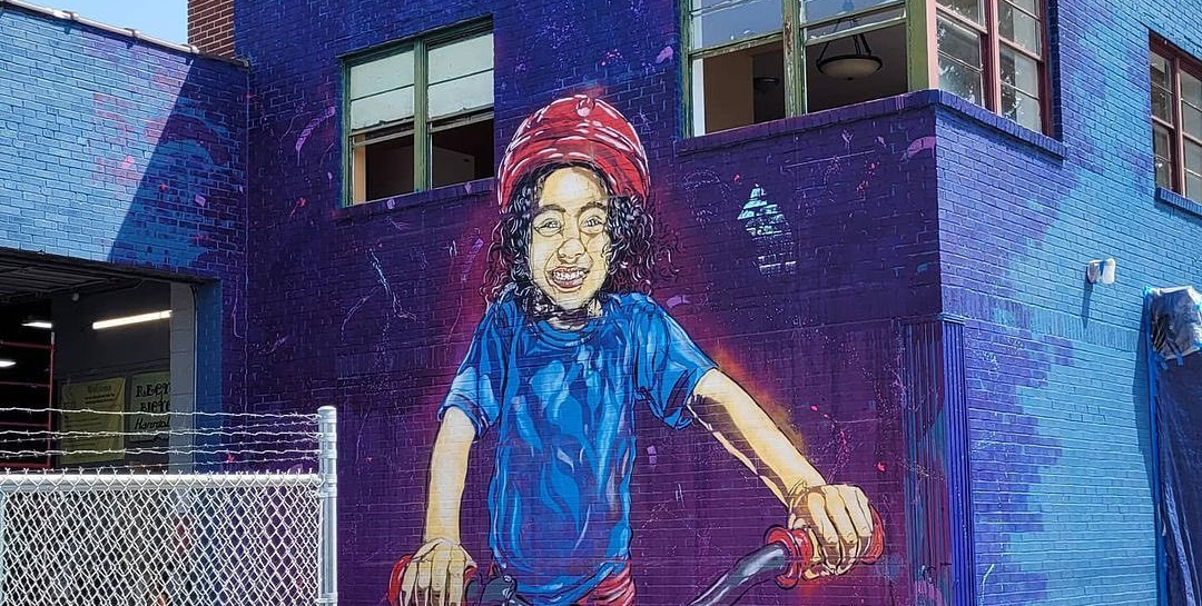 Recycle Bicycle | Sprocket Mural Works