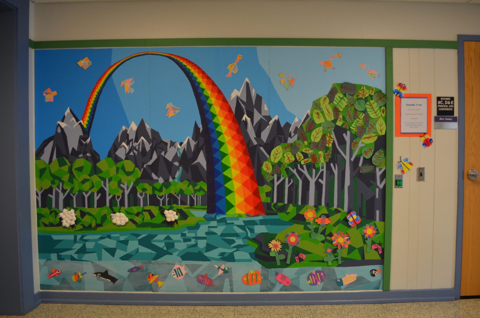 Math Mural at Kindergarten Academy | Sprocket Mural Works